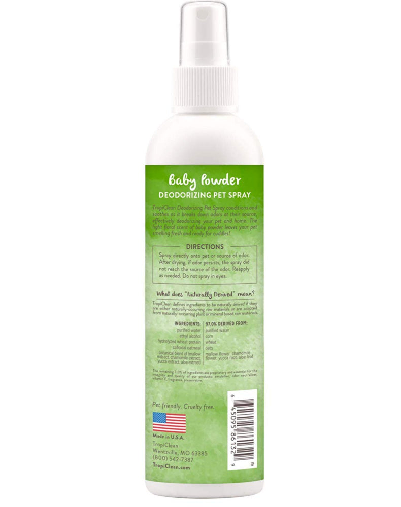 Tropiclean Baby Powder Pet Spray – Pet Empire and Supplies